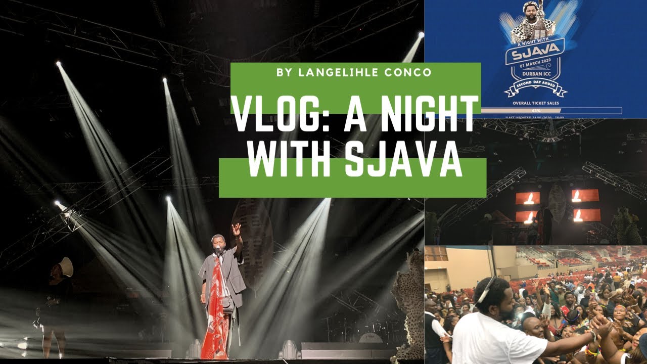 Vlog A Night With Sjava Full Sjava Peformance Youtube