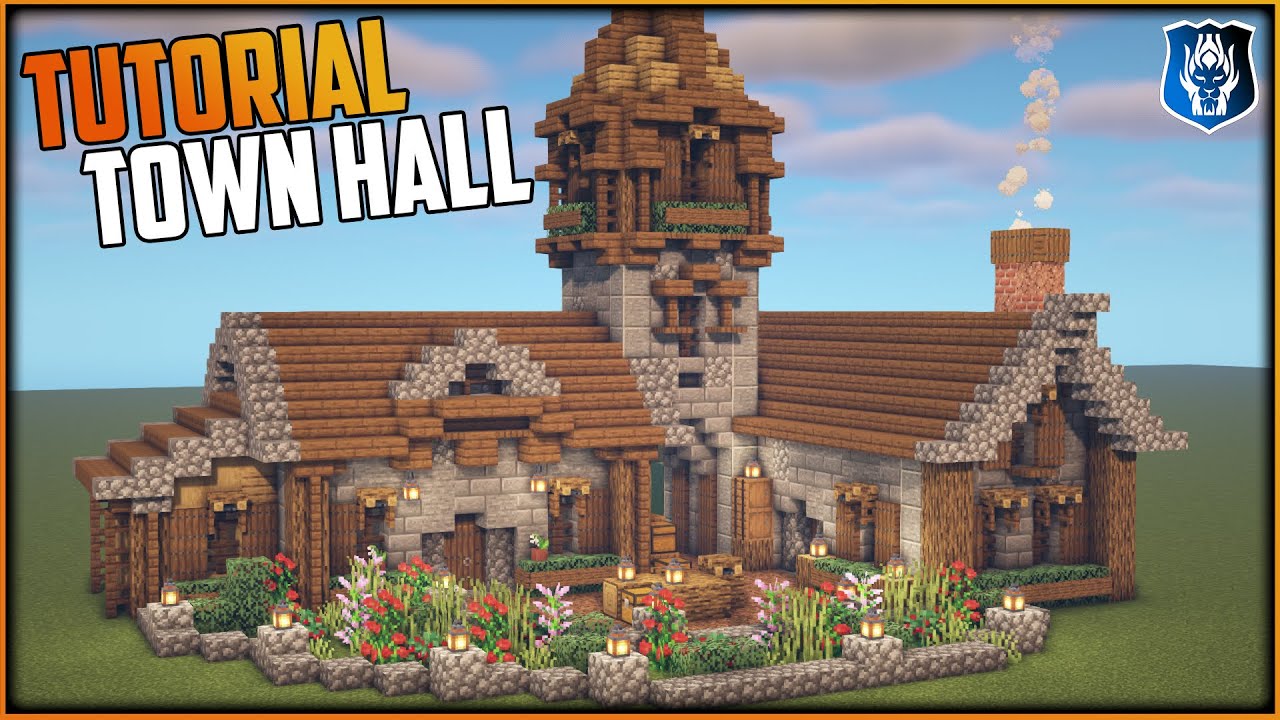 Minecraft Town Hall Tutorial Youtube