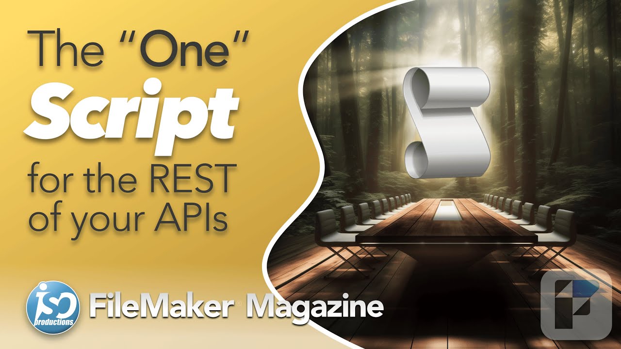 Need A Rest Use This Filemaker Script For Your Apis Youtube