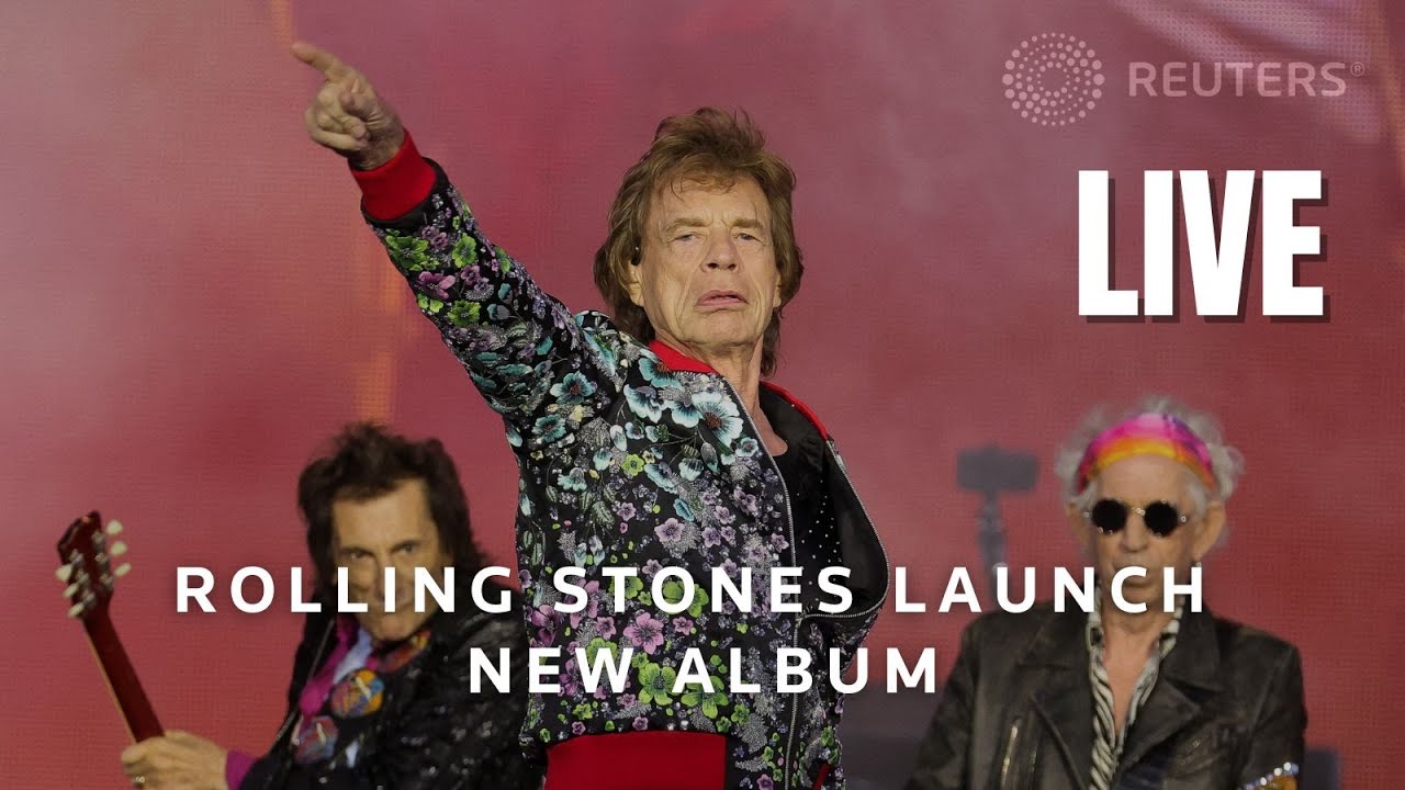 Live Rolling Stones Launch New Album In London Youtube