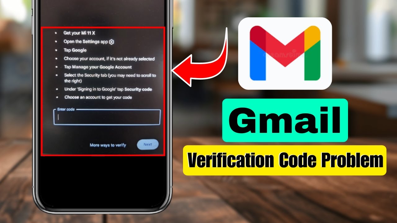 Fix Gmail Verification Code Problem Youtube
