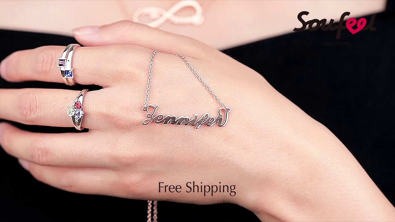 Persoanlize Name Necklace 60 Off Youtube