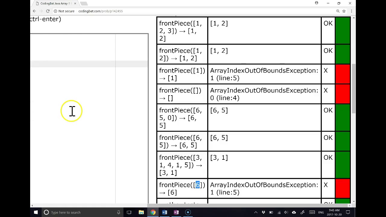 Coding Bat Solutions Arrays 1 Frontpiece Youtube