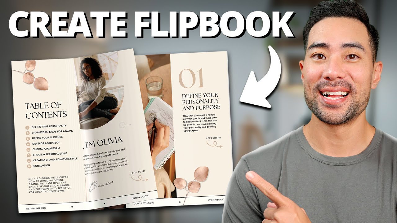 How To Create An Interactive Pdf Flipbook Step By Step Youtube