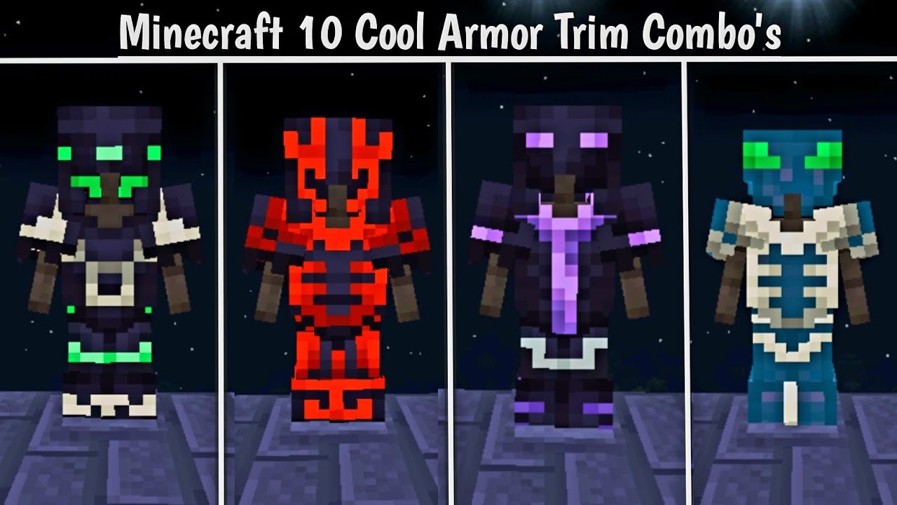 These Armor Trim Combos Will Blow Your Mind рџ ї Minecraft 1 21 Youtube