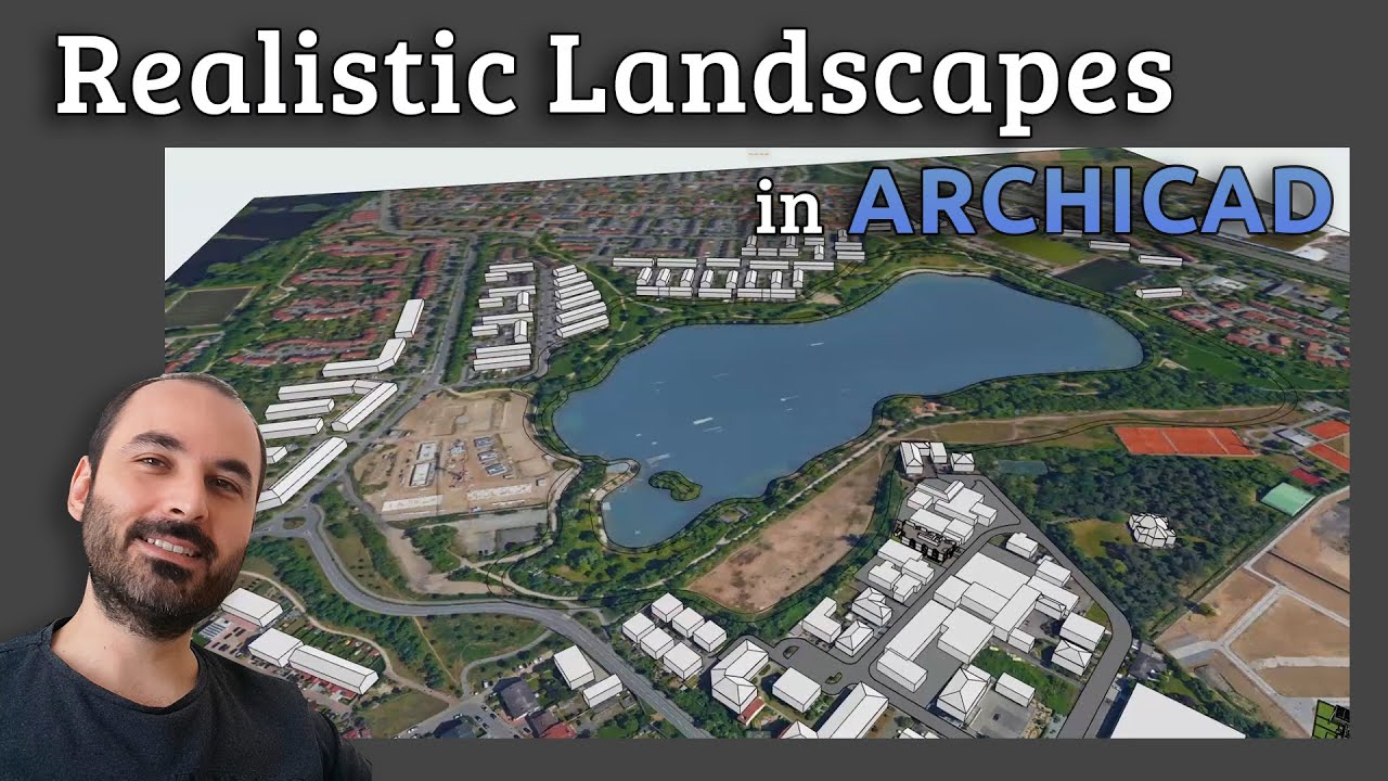 Realistic Landscape In Archicad Tutorial Youtube