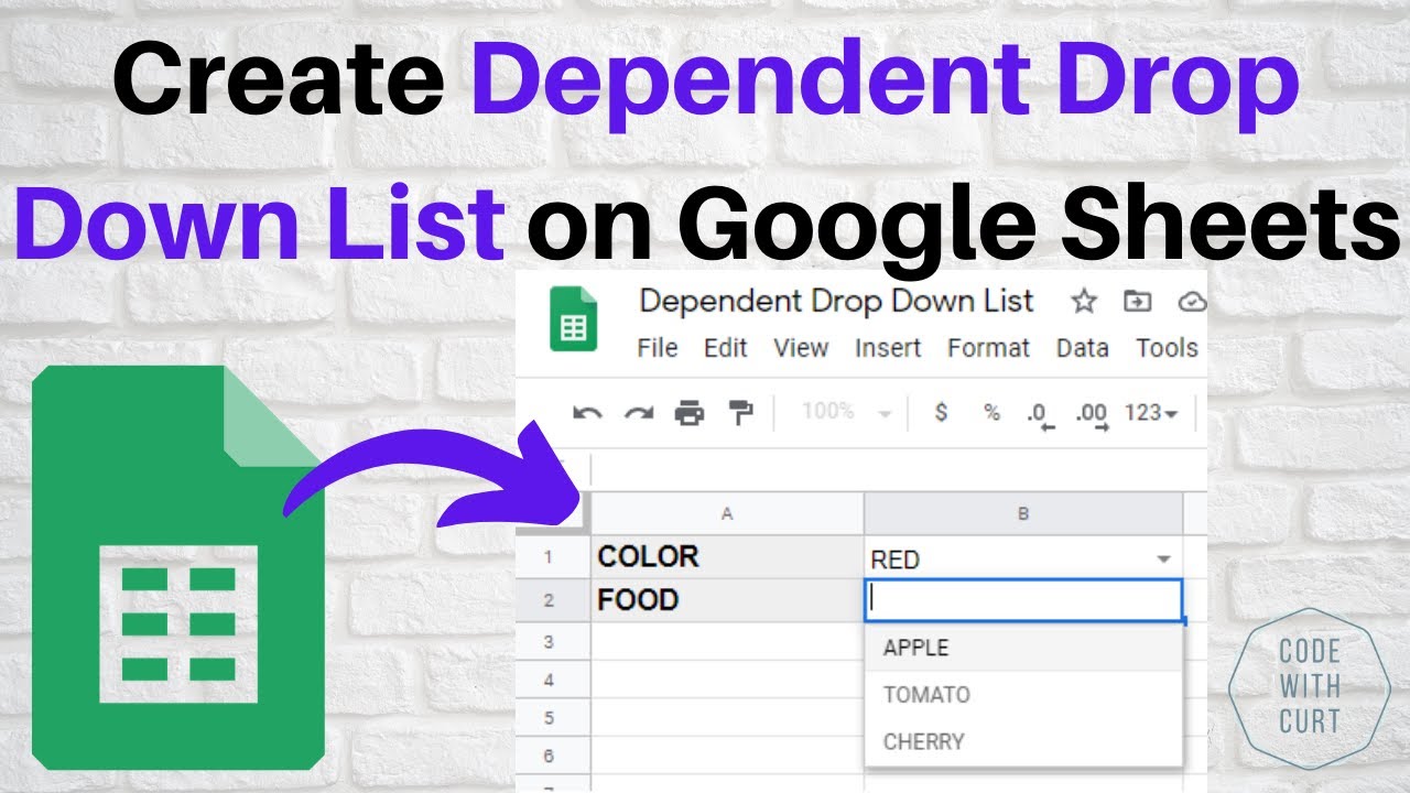 Create Dependent Drop Down List On Google Sheets Using Google Apps