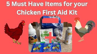 5 Must Have Items For Your Chicken First Aid Kit Firstaid Chickens ...