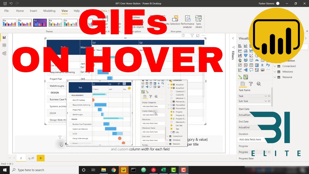 Power Bi Showing Gifs While Hovering Over A Visual Youtube