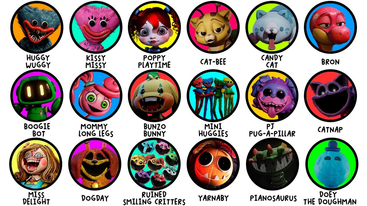 Every Poppy Playtime Character Explained In 13 Minutes Youtube