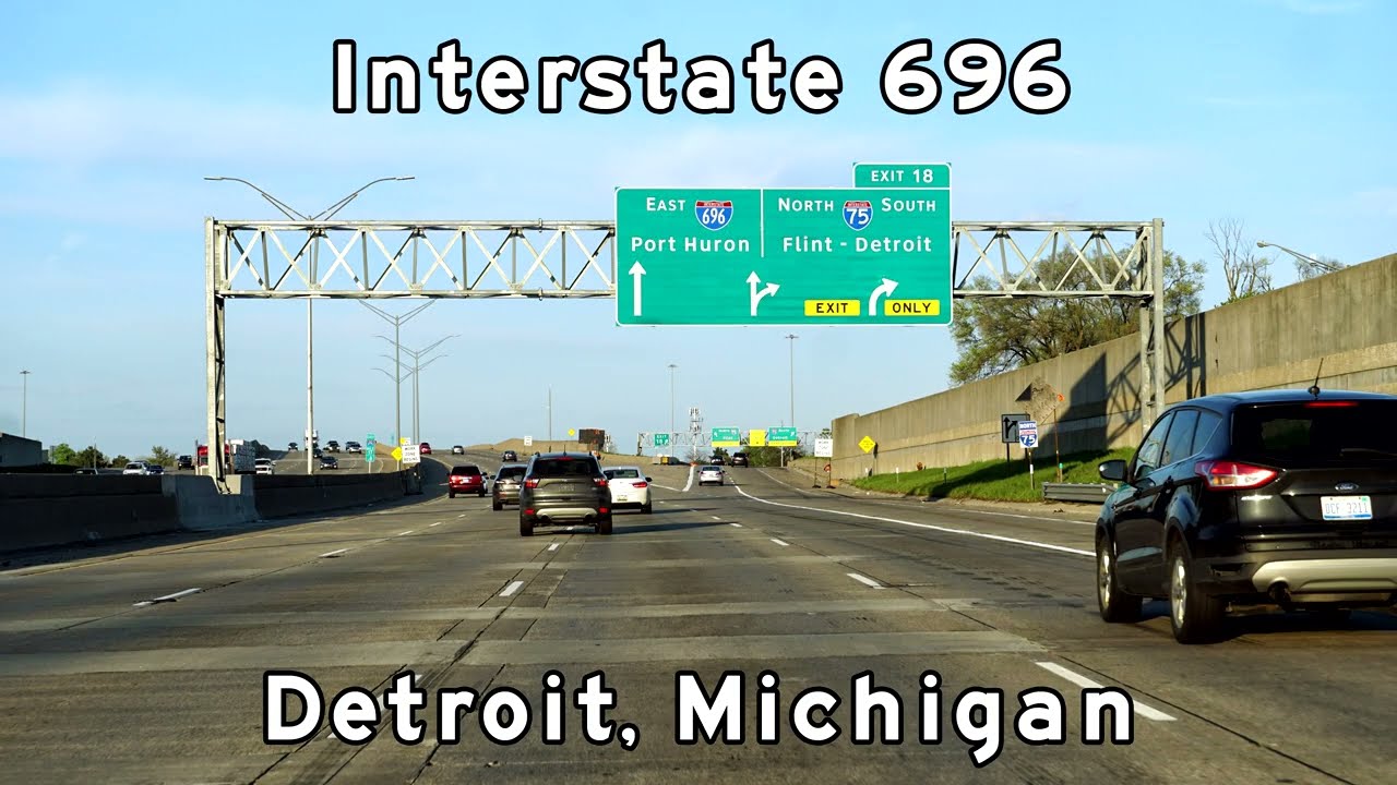 Interstate 696 Detroit Michigan 2019 05 15 Youtube