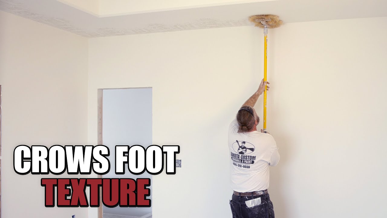 How To Apply Crows Foot Ceiling Texture Shelly Lighting
