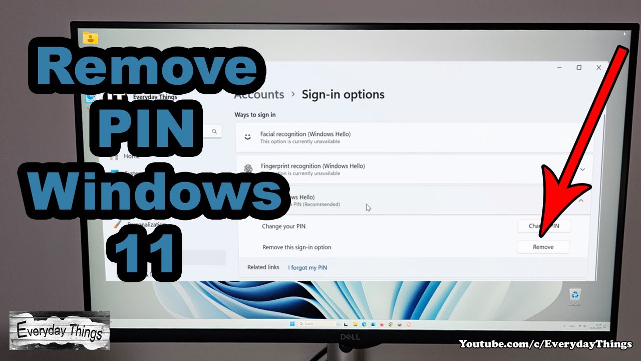 How To Remove Pin From Windows 11 Easy Steps Youtube
