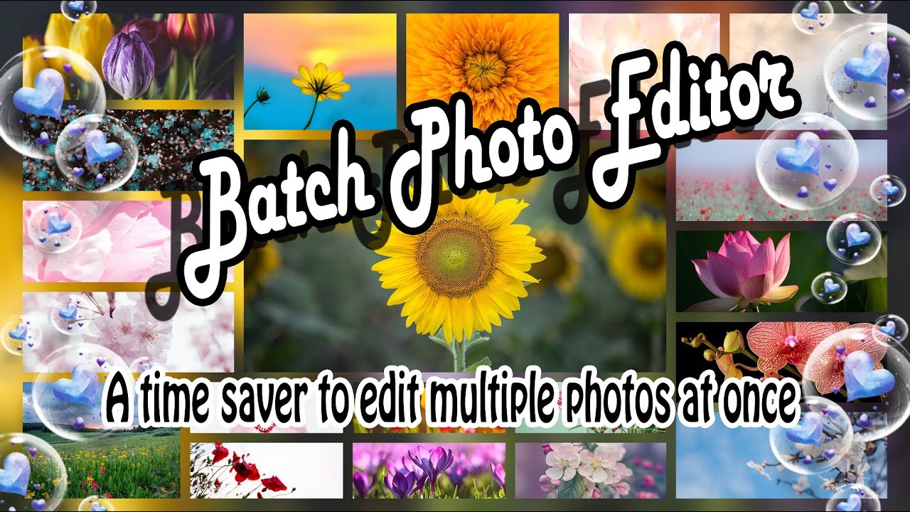 Batch Photo Editor Free App Youtube