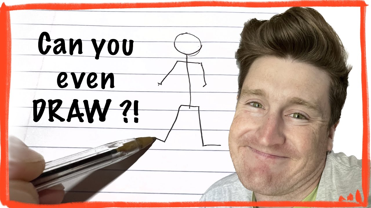 How To Draw A Stick Figure Youtube