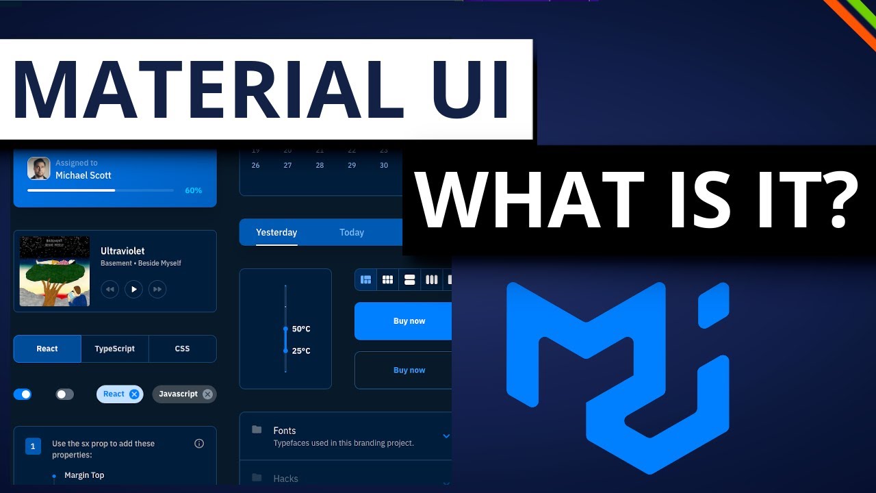 Material Ui V 5 Tutorial What Is Mui Part 1 Youtube