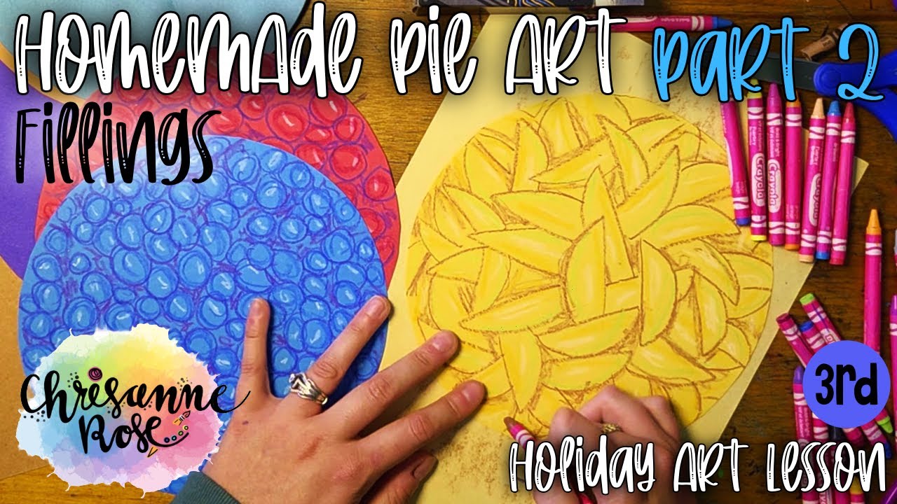 Cozy Homemade Paper Pie Part 2 Drawing Shiny Bubbly Fillings Art