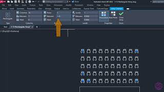 3 13 Creating Rectangular Arrays Autocad 2023 Cadregion Tutorials Mp3 ...