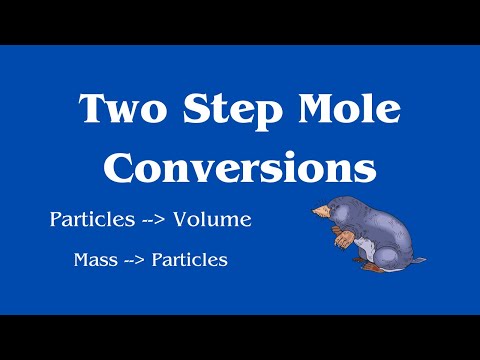 How To Two Step Mole Conversions Youtube