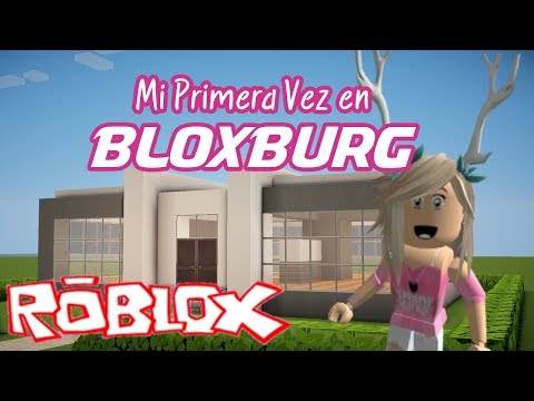 Mi Primera Vez En Bloxburg Roblox Youtube
