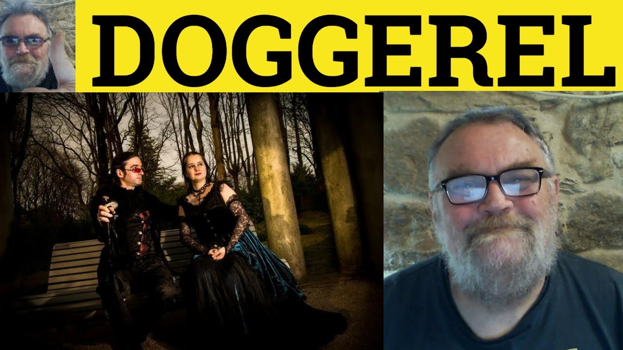 рџ µ Doggerel Meaning Doggerel Examples Doggerel Definition Poetry