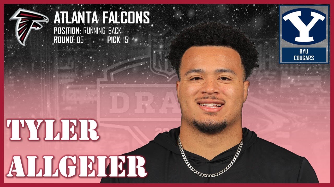 2022 Nfl Draft Tyler Allgeier Atlanta Falcons Youtube