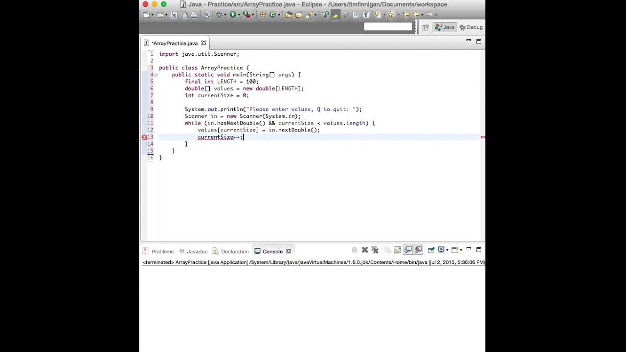 Find Largest Element In Array Java Youtube