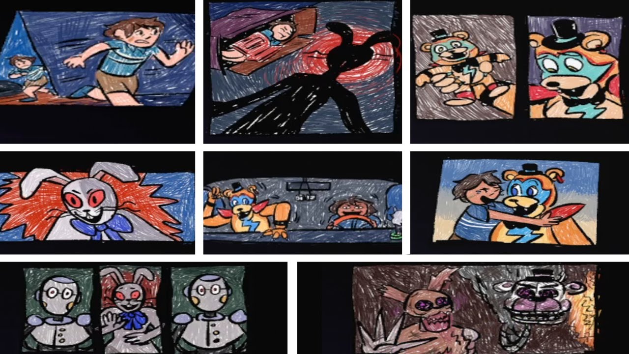 Analyzing All New Secret Gregory Comics Fnaf Security Breach Ruin
