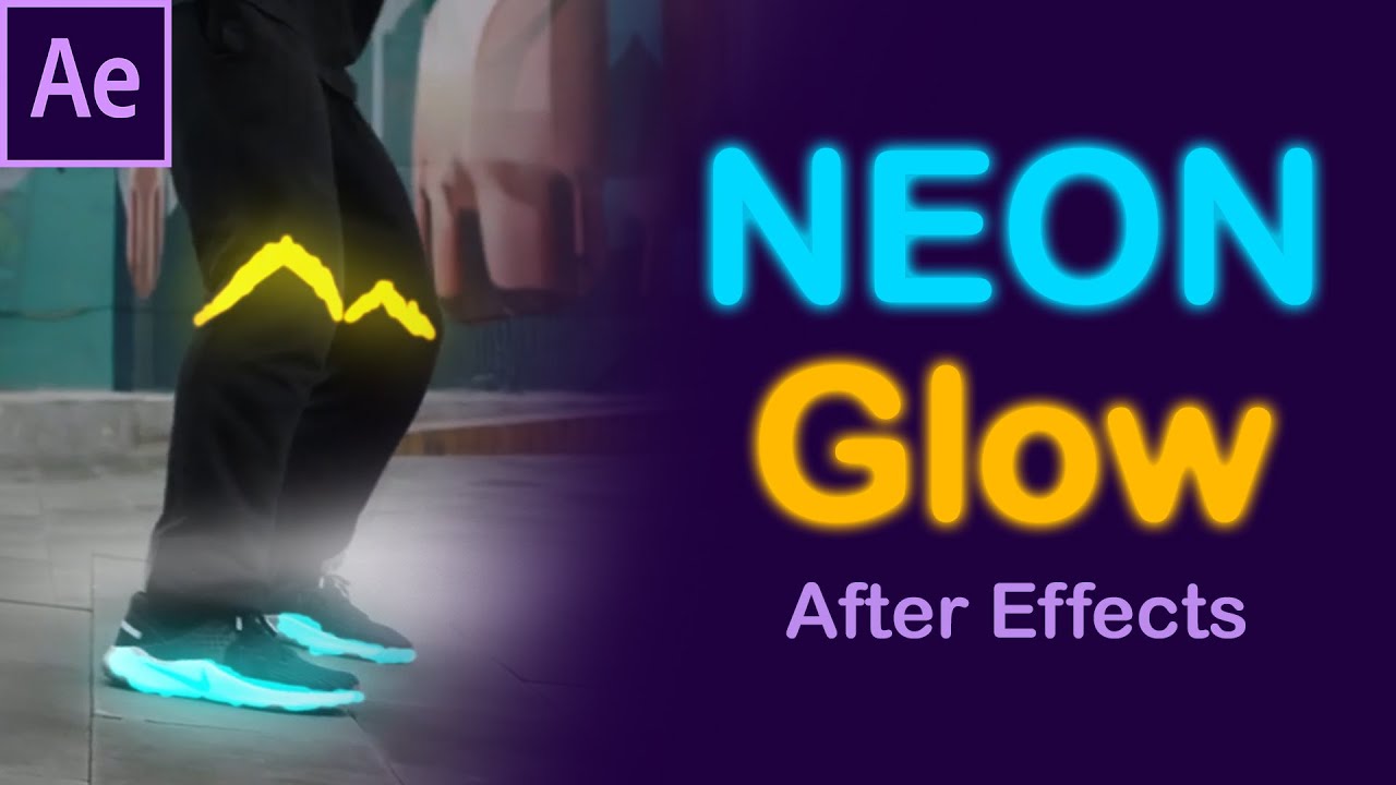 Neon Glow Effect After Effects Glow Effect Tutorial For Beginners