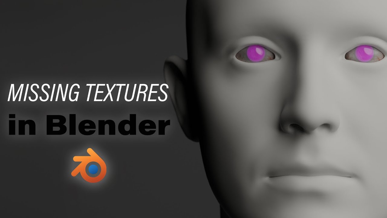 Fixing Missing Textures In Blender 3d Youtube