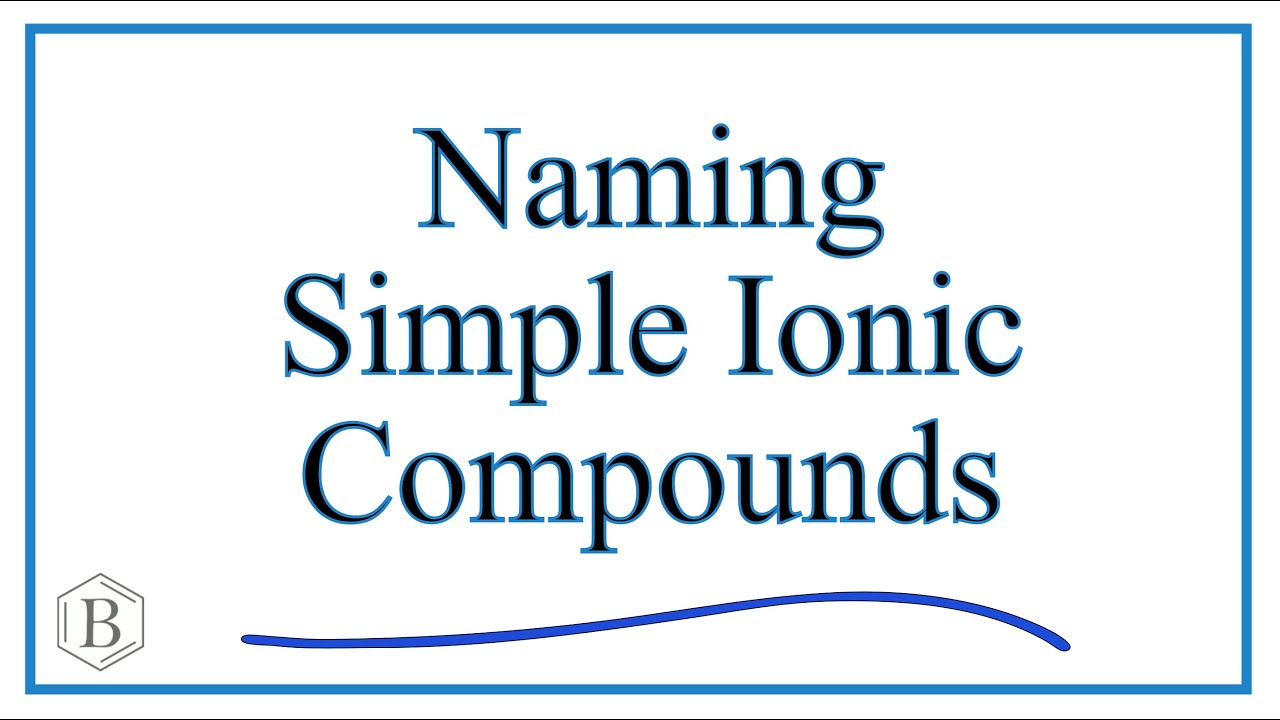 Ionic Compound Periodic Table