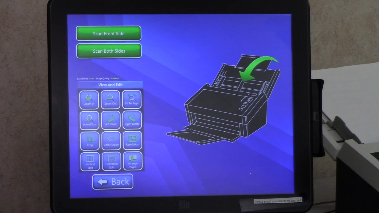 Using The Simple Scan To Scan A Document Youtube