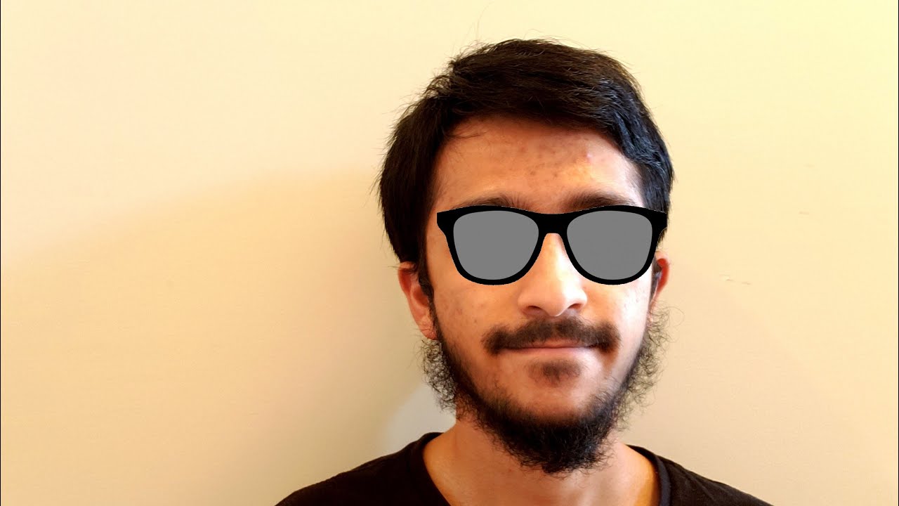 Sunglass Filter Opencv Youtube