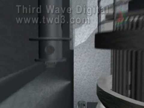Third Wave Digital Removing The Fuel Assemblies 3d Model Animation
