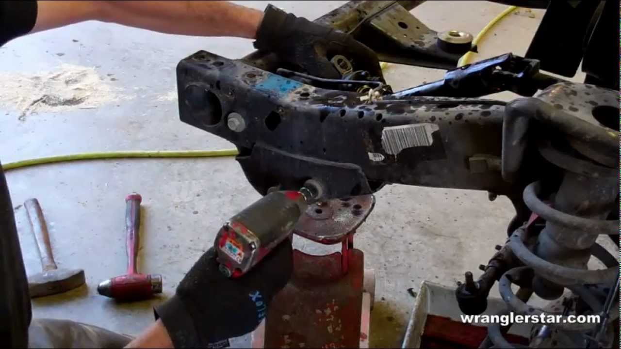 How To Replace A Jeep Wrangler Steering Gear 97 06 Youtube
