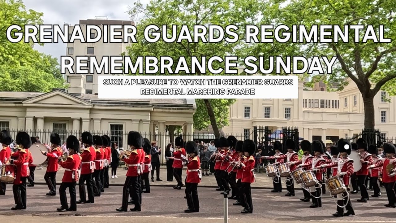 The Grenadier Guards Regimental Remembrance Day 2024 Youtube