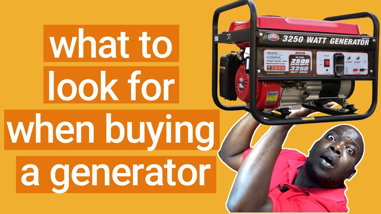 How To Choose The Right Generator For You And Where To Buy A Genuine