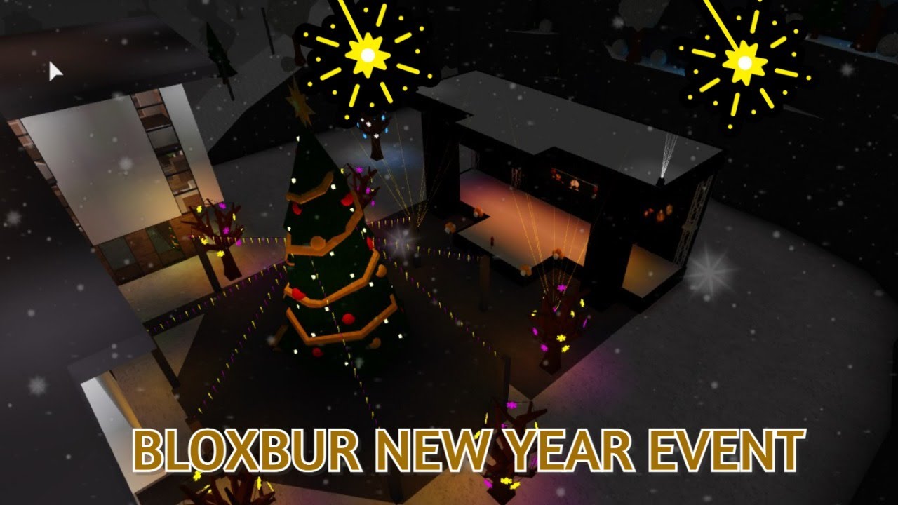 Bloxburg New Year Event Fireworks Showрџ ґ Youtube