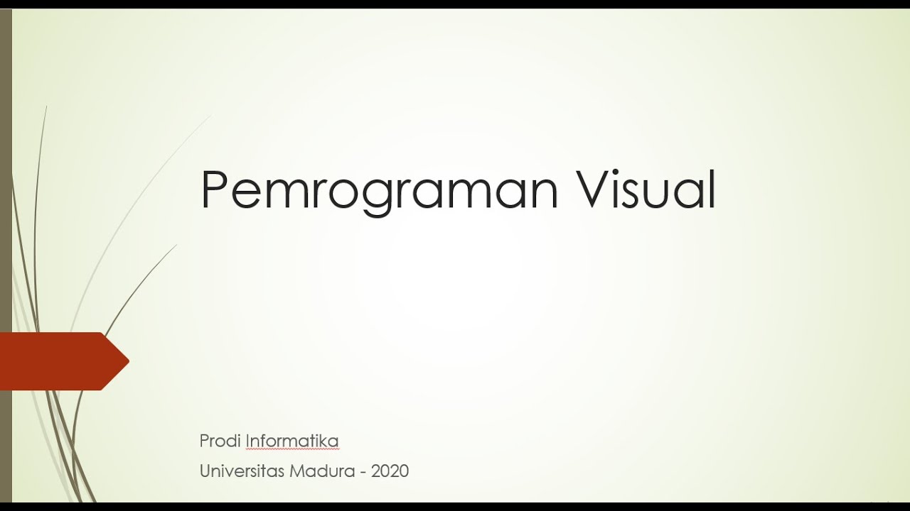 Pemrograman Visual 1 Youtube