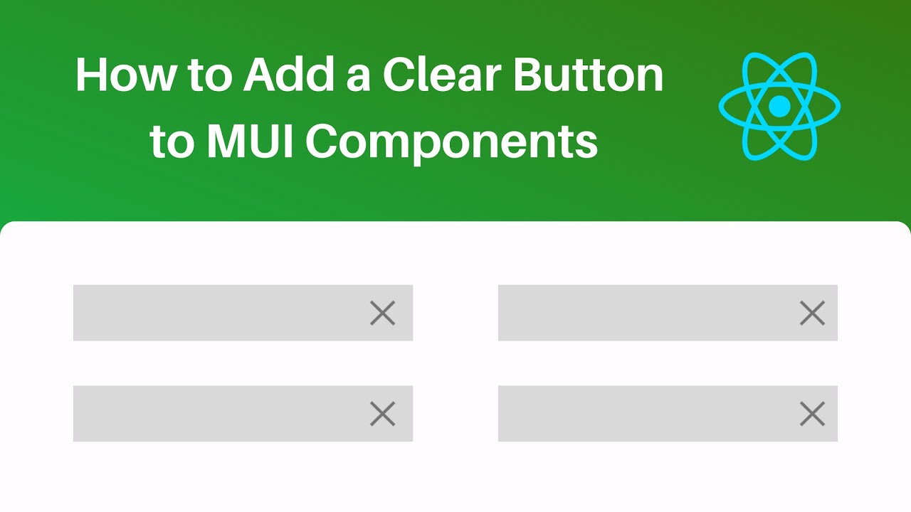 Add A Clear Button To Mui Textfield Input Autocomplete And Select