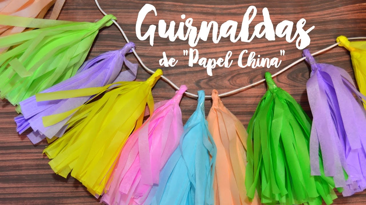Guirnaldas De Papel China Youtube