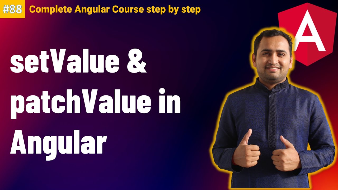 Setvalue And Patchvalue In Angular Reactive Forms In Angular