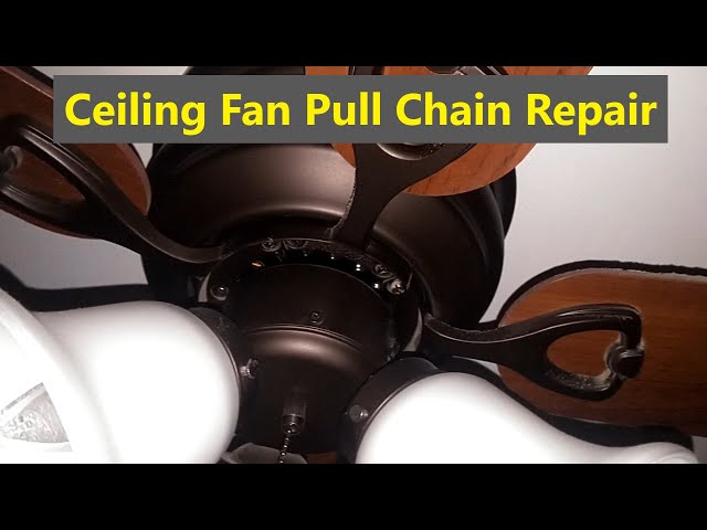 How To Repair Ceiling Fan With Broken Pull Chain Homeminimalisite