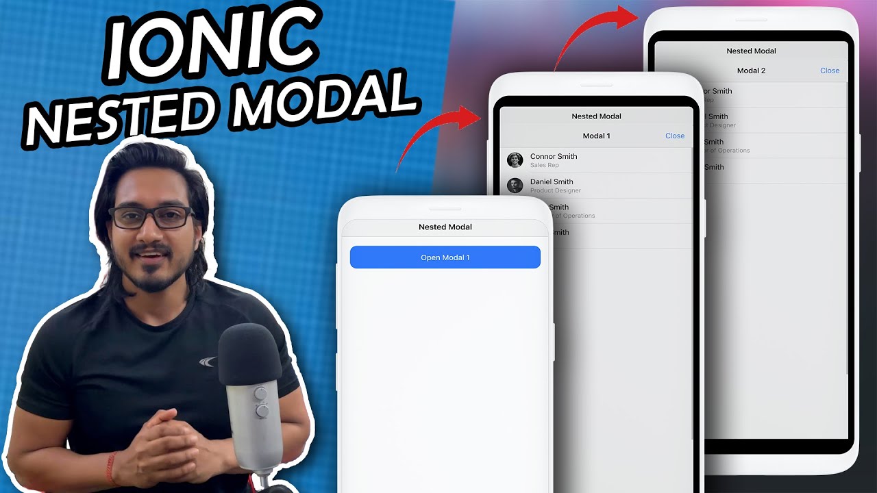 Ionic Nested Modal Youtube