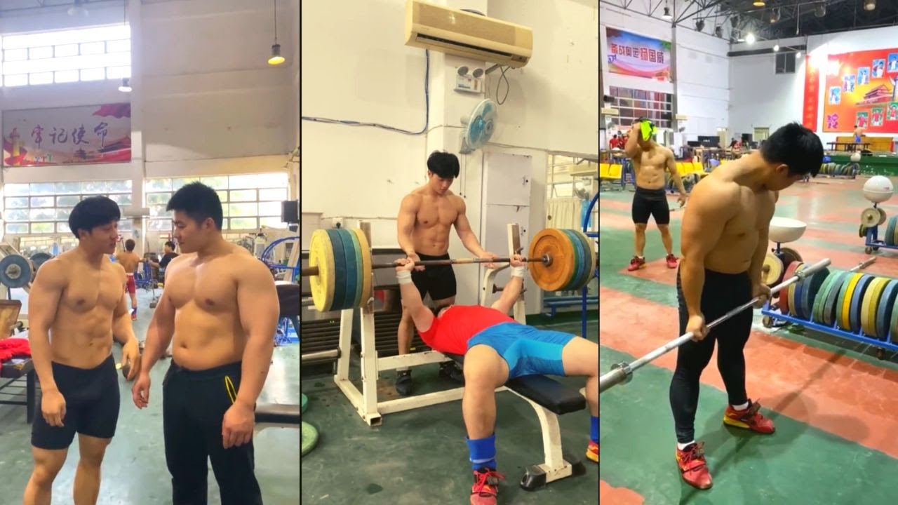 Compilation Chinese Bodybuilder Workout Youtube