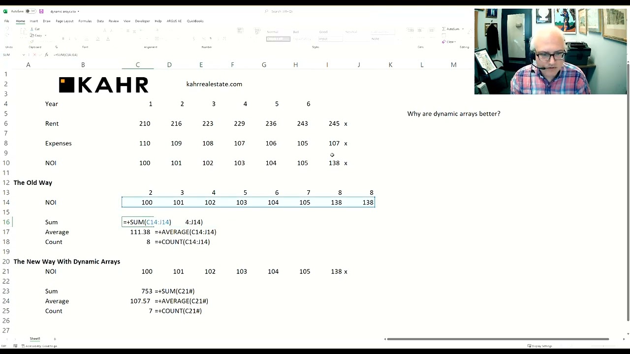 Dynamic Arrays In Excel Youtube