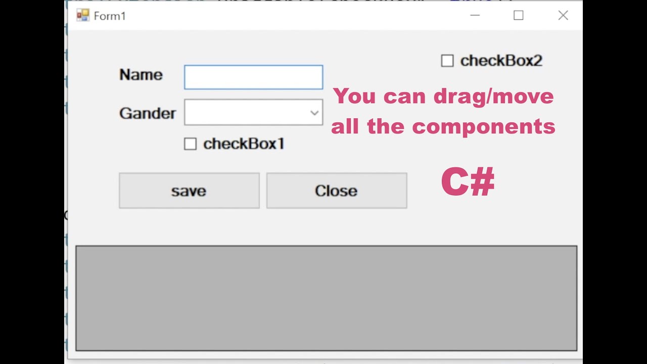 C Tutorial Drag And Drop Controls Drag And Drop Operation In
