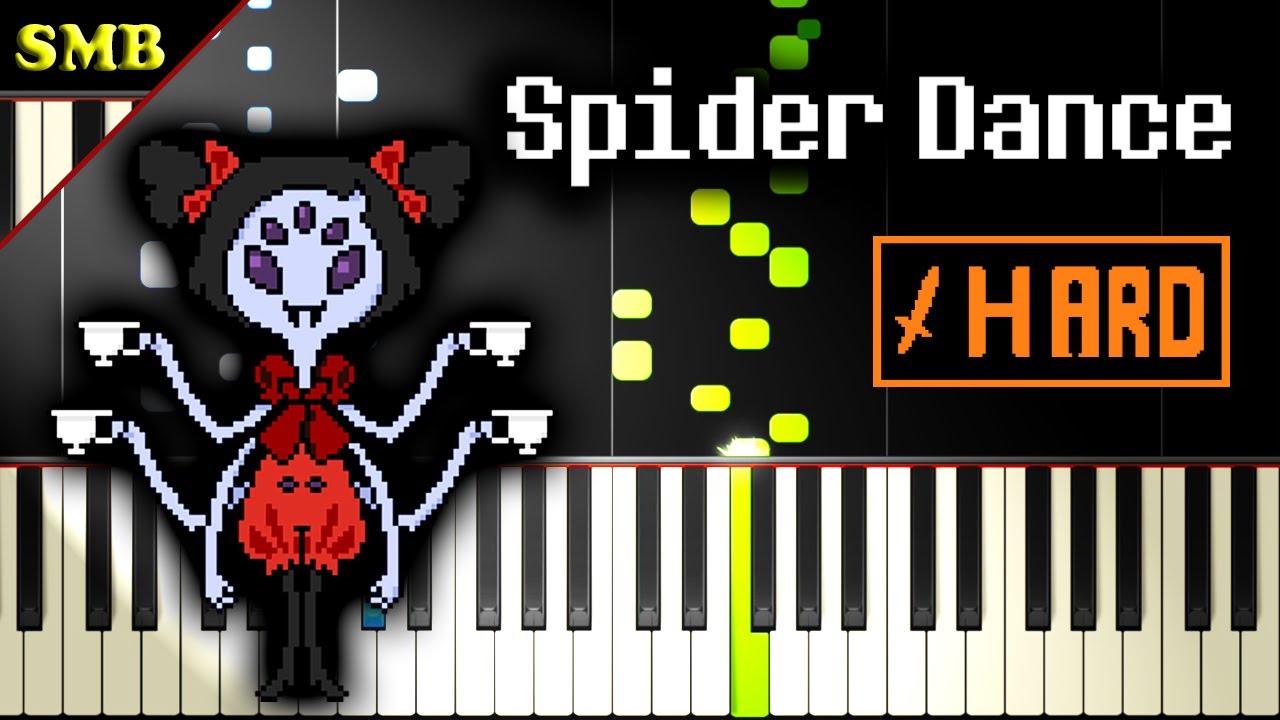 Undertale Spider Dance Piano Tutorial Youtube