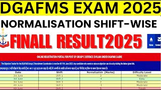 Dgafms Exam Result 2025 Dgafms Cutoff 2025 Dgafmsexam Cut Off 2025 ...