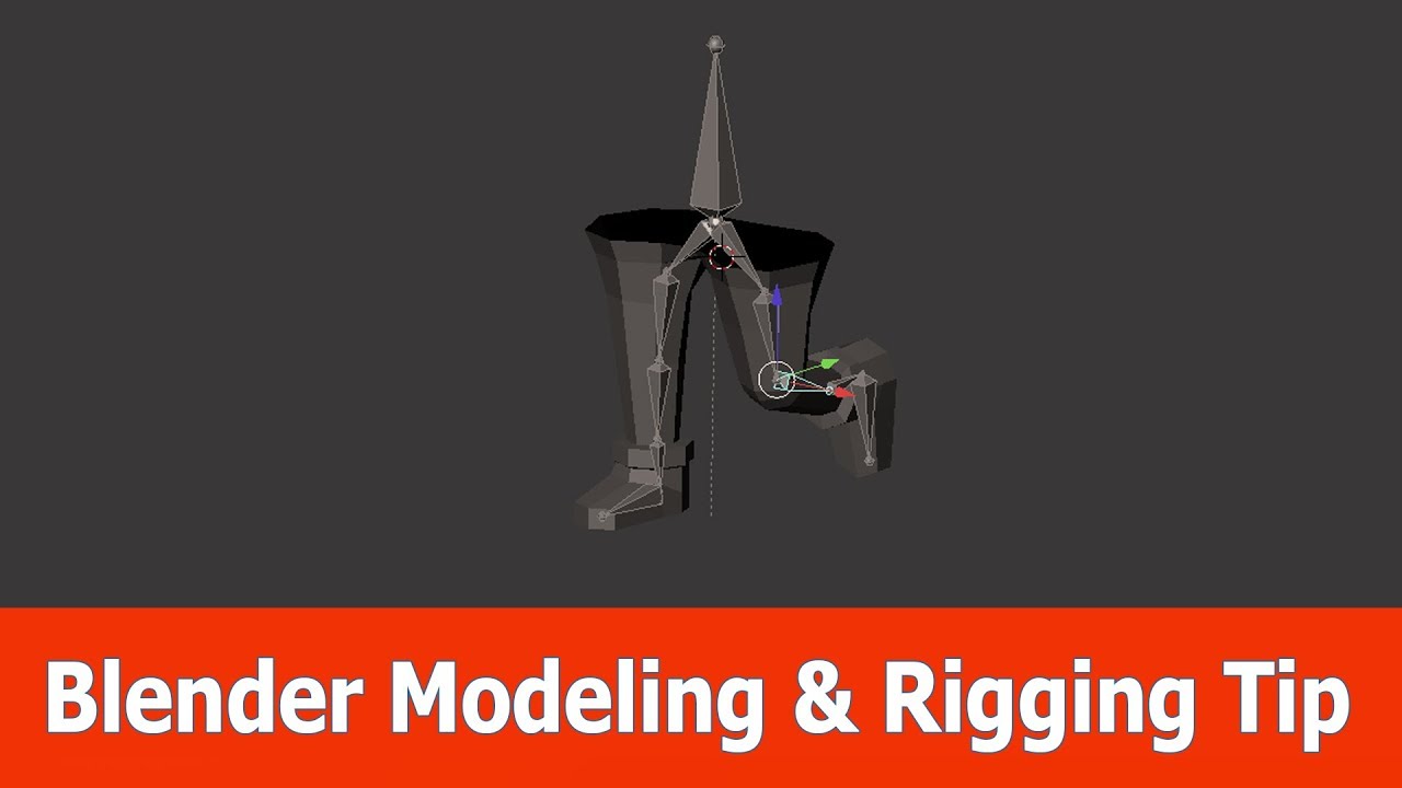 Blender Modeling Rigging Quick Tip Youtube